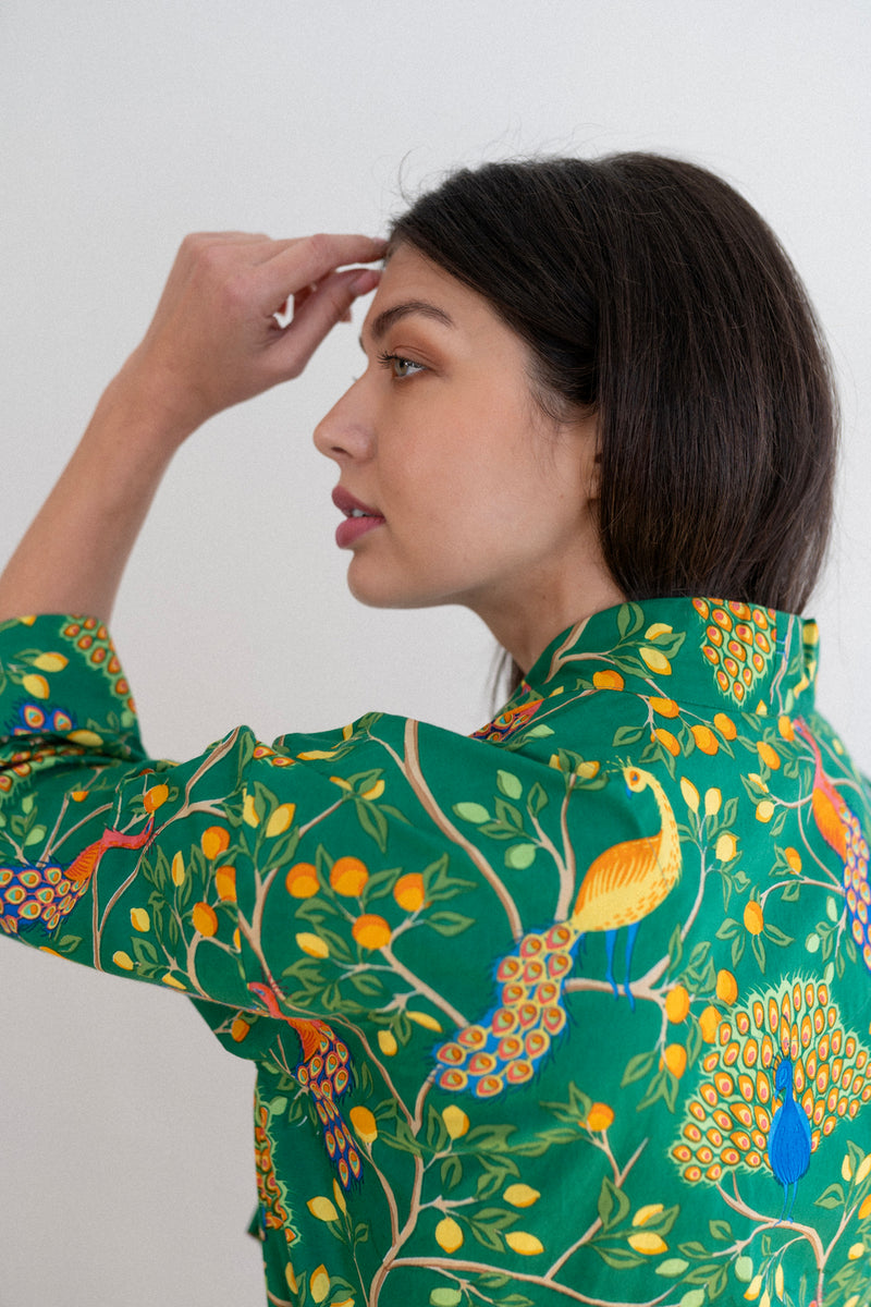 Fearless Peacock | Robe Gift Set - Green – denise rae